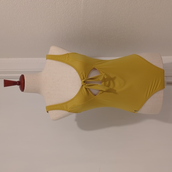 Rhythm. | Swim | Rhythm Yellow Peekaboo Front Bow Tie Swimsuit | Poshmark
